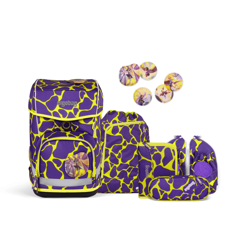 ergobag School Backpack Set cubo light Superpowerbear