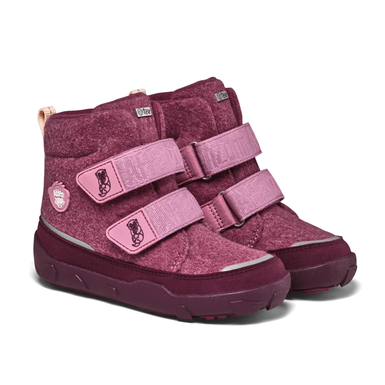 Affenzahn Mid Boot Wool Comfy Otter - 28