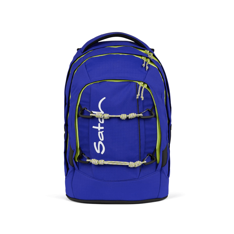 Satch Pack Schulrucksack Set Blue Climber