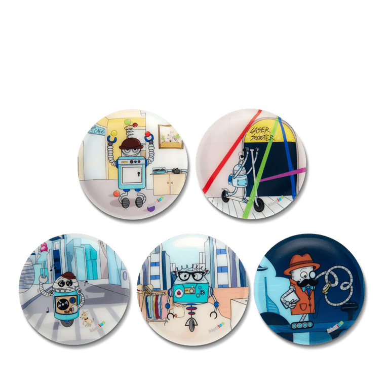 ergobag Klettie Set Roboter