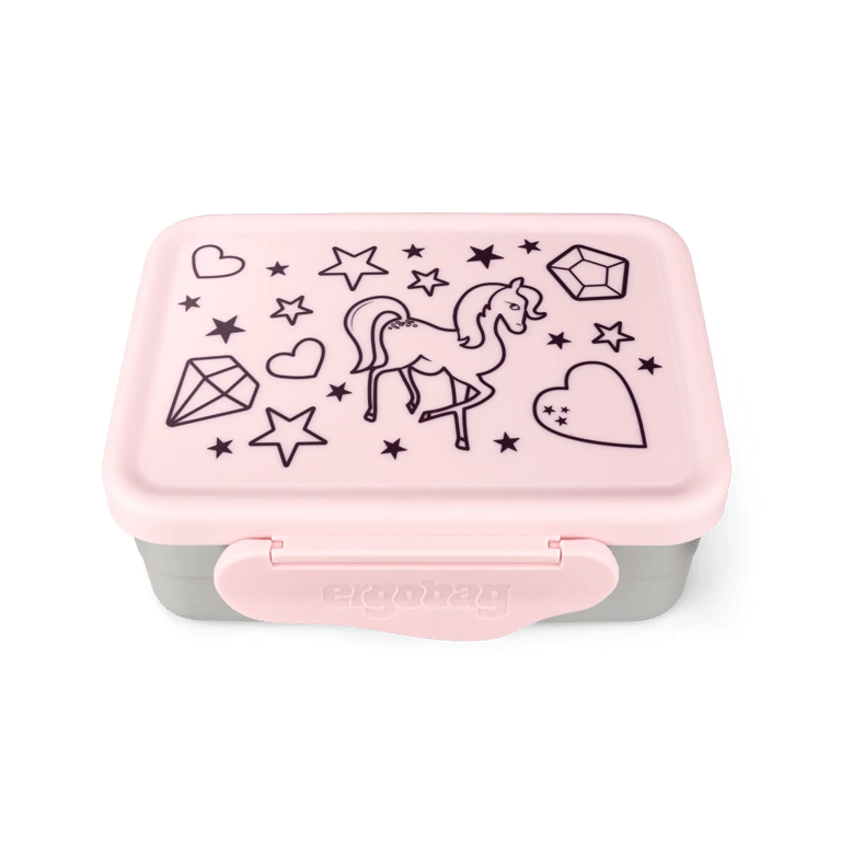 ergobag Stainless Steel Lunchbox Rose